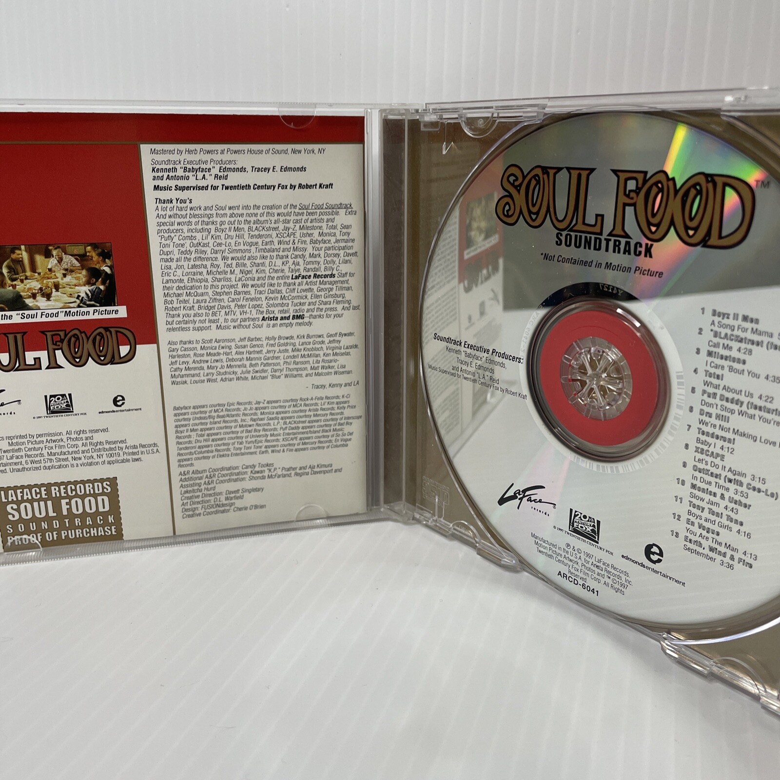 Soundtrack - Soul Food CD (R&B Hip Hop/Puff Daddy/Dru Hill/Outkast ...