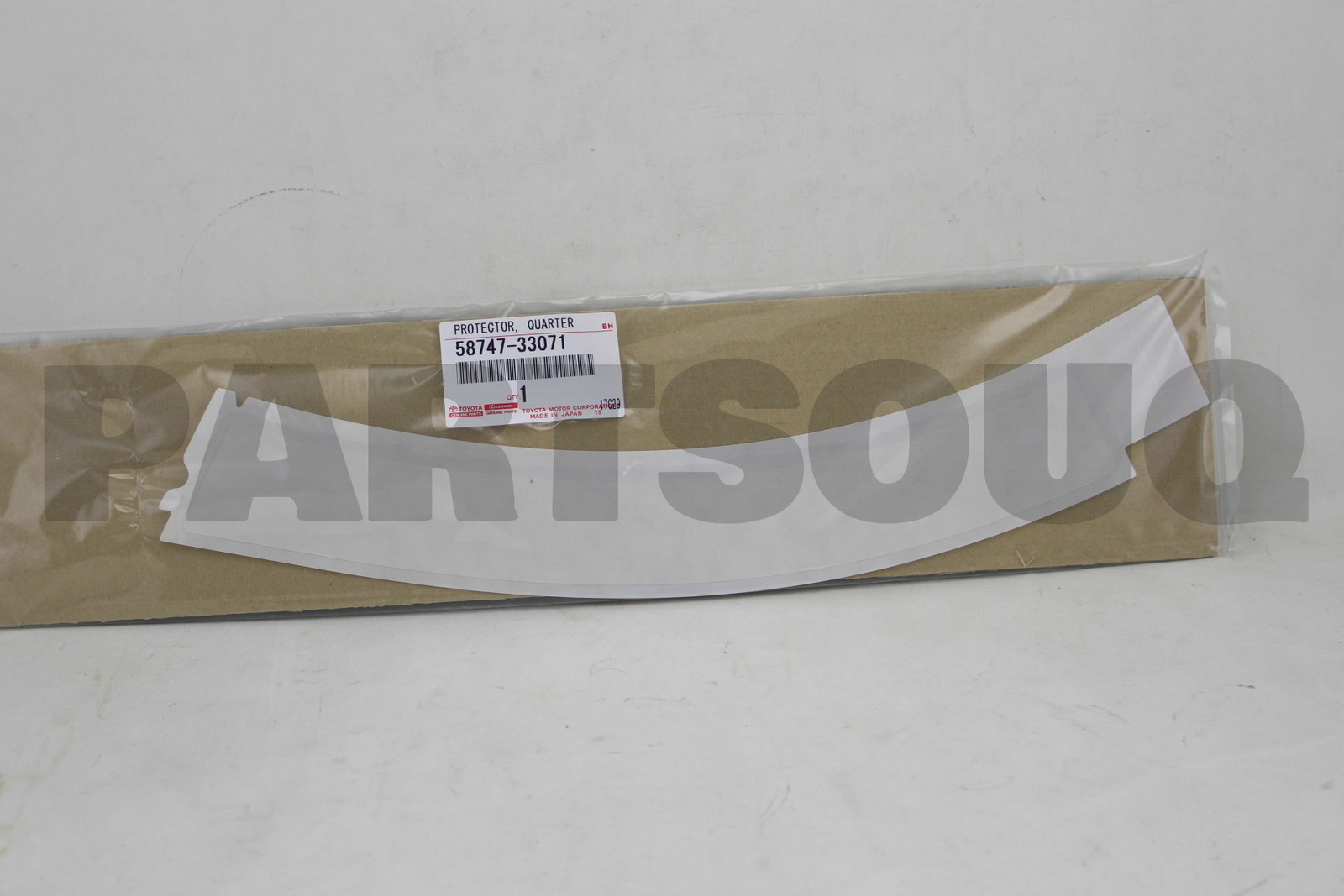 5874733071 Genuine Toyota PROTECTOR, QUARTER PANEL, REAR RH 58747-33071 ...