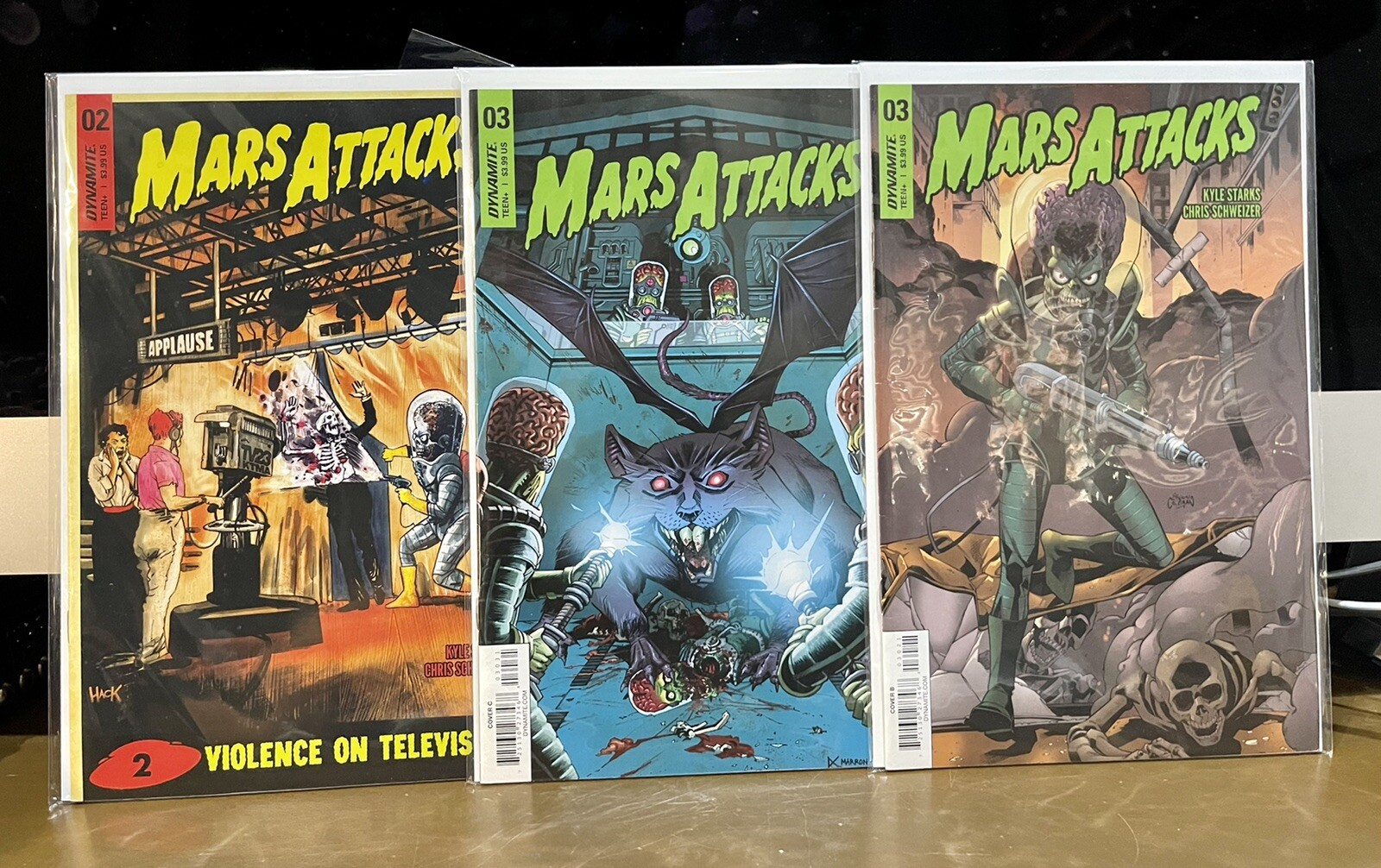 Mars Attacks #2, #3 Cover B, #3 Cover C (Dynamite! Comics) NM | eBay