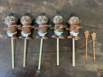 Trader Vic’s Menehune Man/Woman Hawaiian Nude Swizzle Stick Vinyl ...