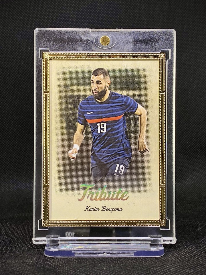 2022-23 Futera Unique Karim Benzema Gold Frame Tribute #01/01 [ ONE OF ...