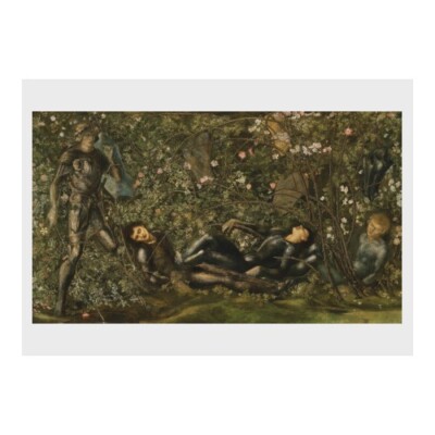 Edward Burne-Jones - The Knights and the Briar Rose: Poster (16.5" x 11 ...
