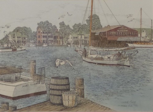 Great MARTIN BARRY Limited Edition Signed Lithograph - St. Michael's ...