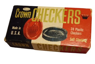 Vintage 1960 Crown Checkers 24 Checkers #4413 | eBay