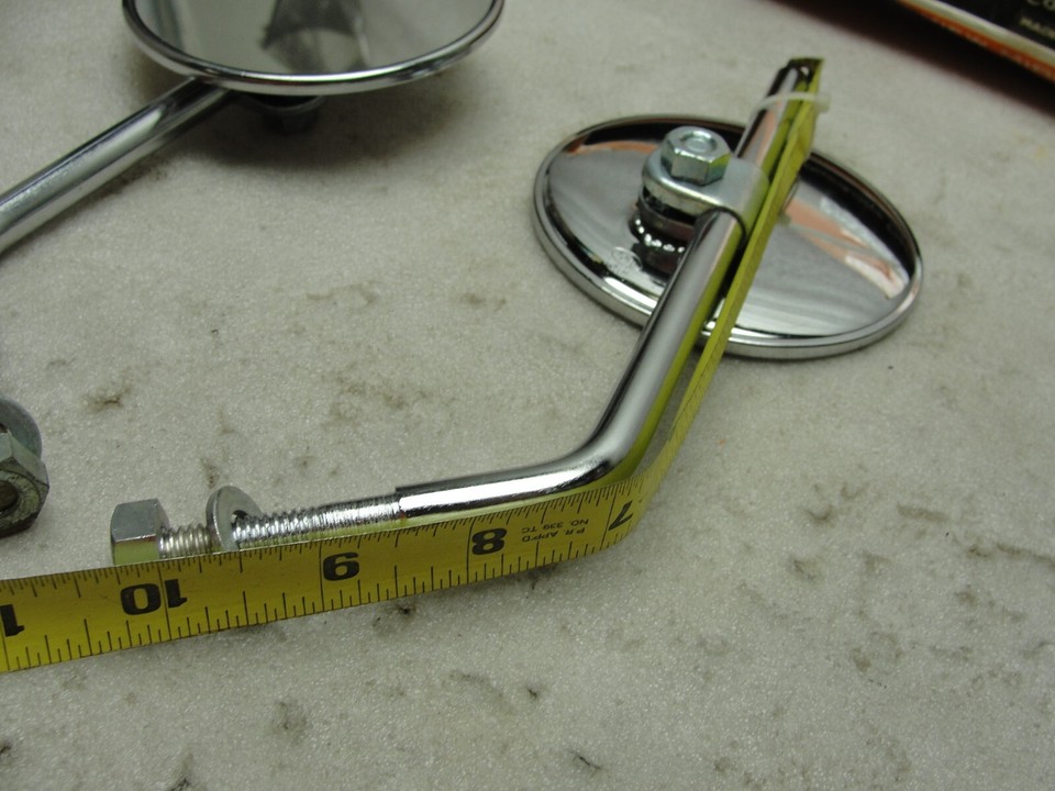 Harley Panhead Knucklehead Flathead 45 ULH OEM NOS Vintage Mirrors | eBay