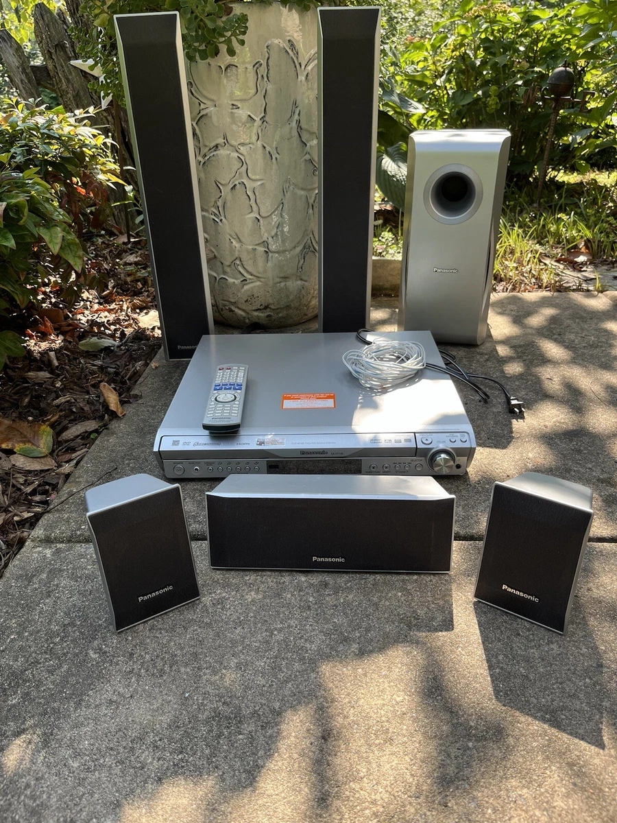 Panasonic Home Theater 5-Disc DVD System Model:SA-HT740 FREE SHIPPING ...