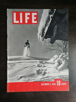 Life Magazine December 7, 1936 - 3rd Third Issue - Hitler - German Navy ...