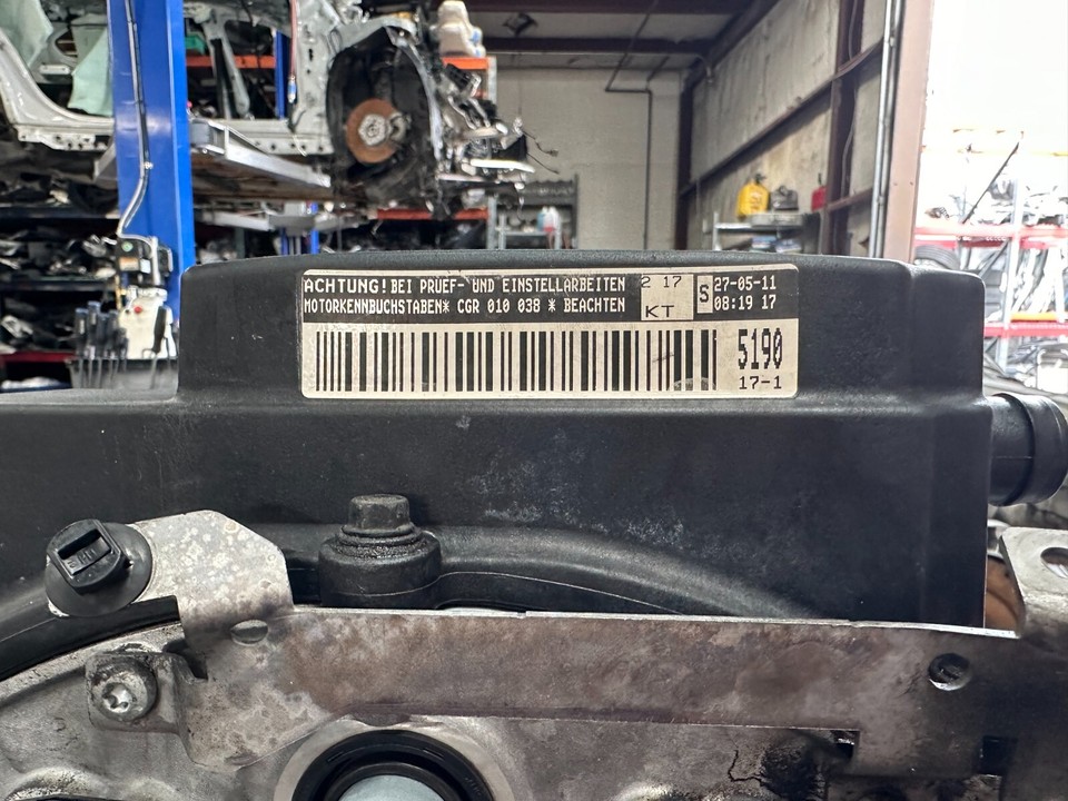 2012 Volkswagen Touareg V6 3.6L ENGINE ID CGRA | eBay