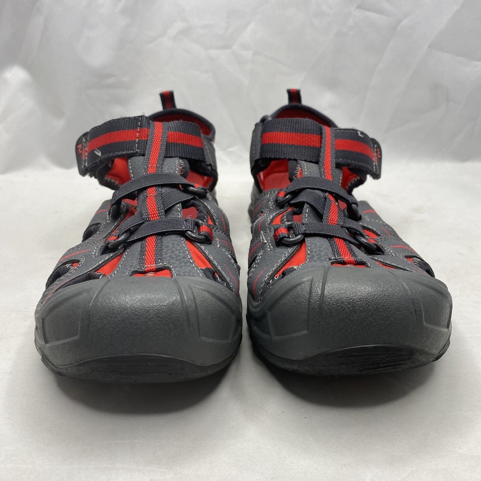 Merrell Hydro Hiking Sandals Waterproof Grey Red Closed-Toe Mens 6 ...