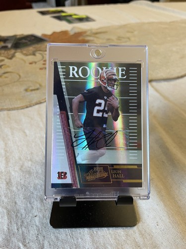 2007 Leon Hall Playoff Absolute Memorabilia Rookie Auto /349 #237 RC ...