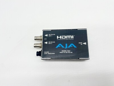 AJA HA5 HDMI to SDI / HD-SDI Video Converter – Dual SDI Outputs, | eBay