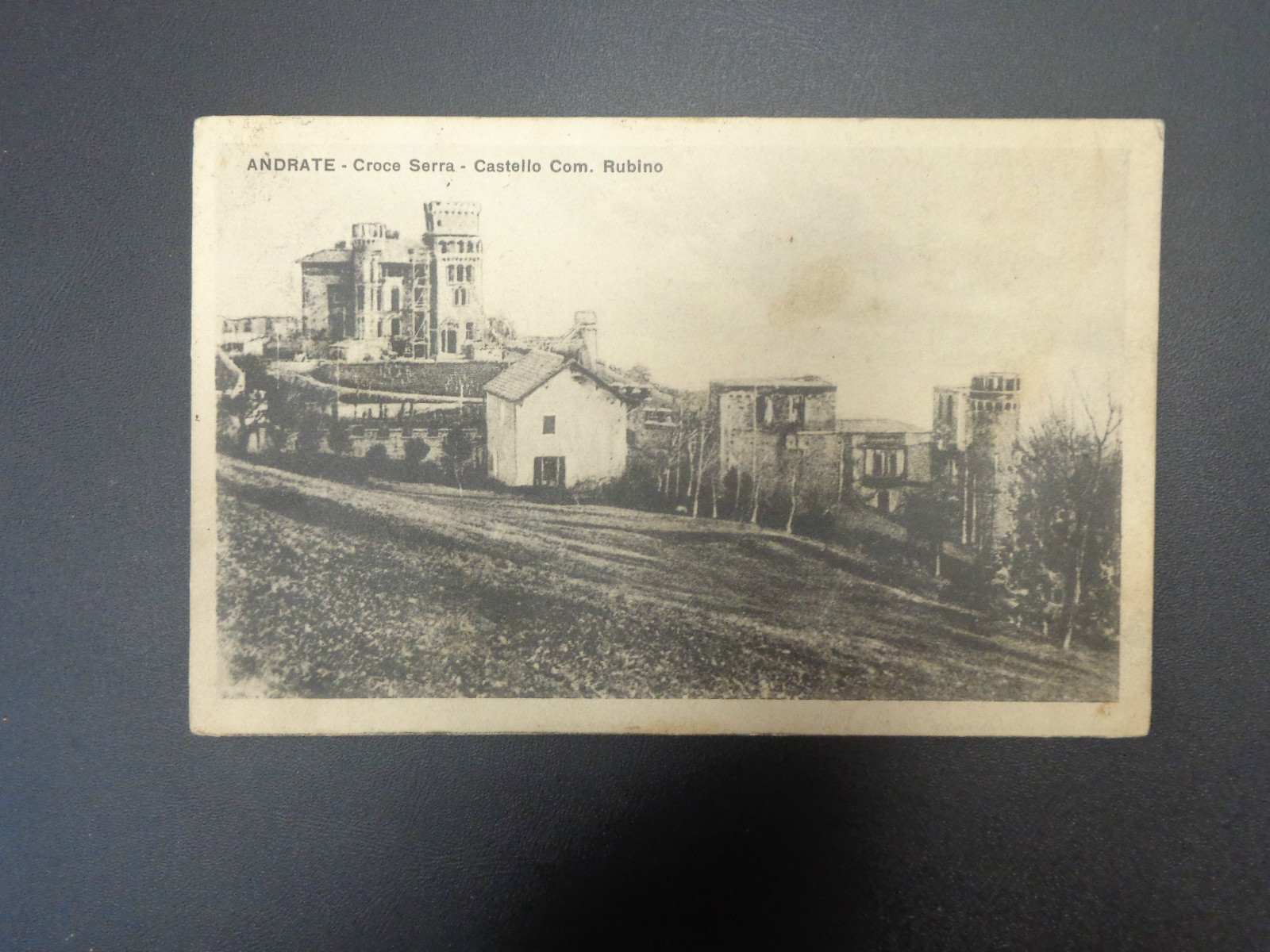 CARTOLINA ANDRATE CROCE SERRA CASTELLO RUBINO VIAGGIATA DEL 1924 ...
