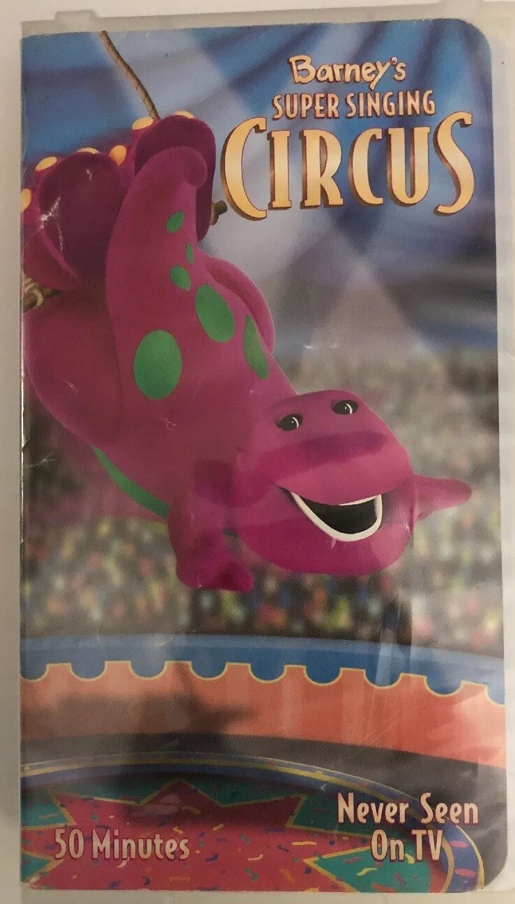 BARNEY - Barney's Super Singing Circus VHS Tape | eBay