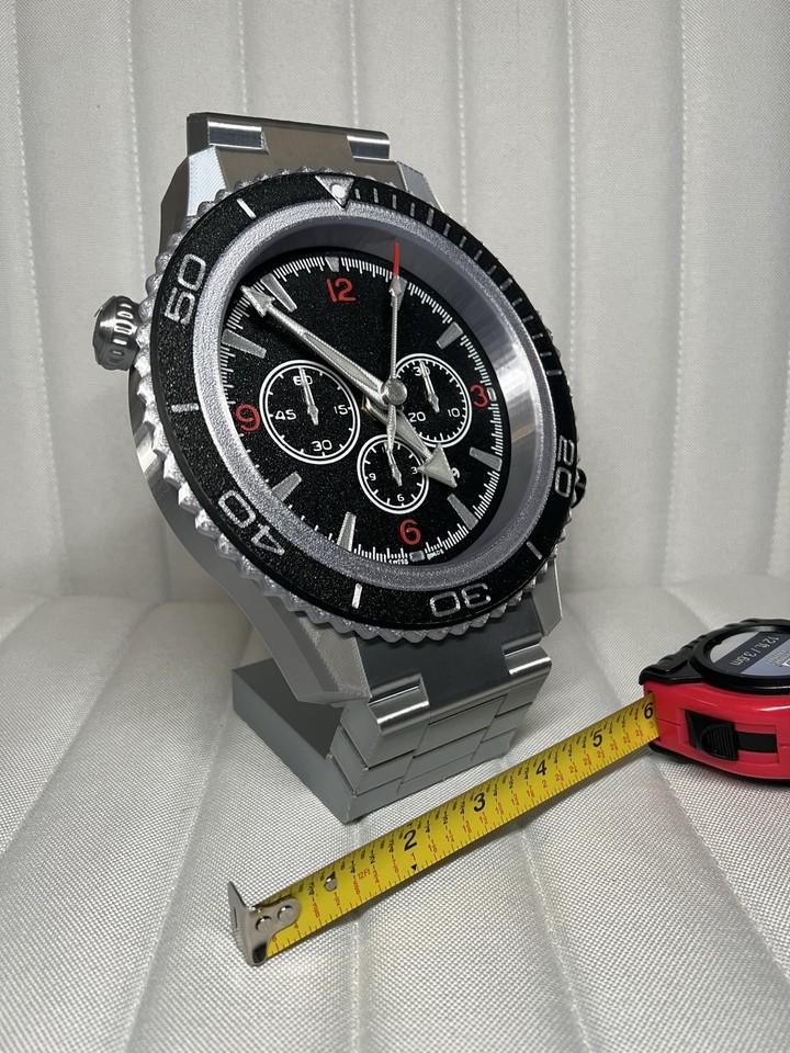 6-inch Desk Clock - Chronograph - Diver | eBay