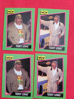 WCW Teddy Long 4 Card Lot | eBay