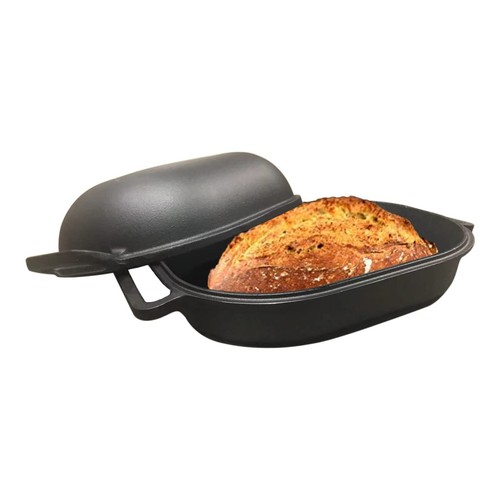 Large Heavy Duty Cast Iron Bread & Loaf Pan A Way For Baking ...