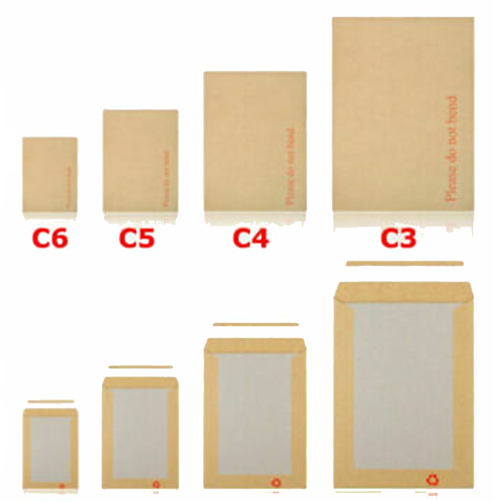 PLEASE DO NOT BEND MANILLA HARD CARD BOARD BACKED ENVELOPES A3 A4 A5 A6 ...