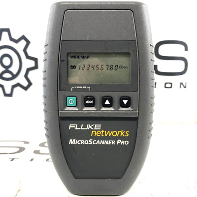 Fluke Networks 2947-4011-01 MicroScanner Pro Cable Tester USA | eBay