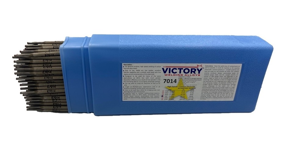 E7014 1/8" 5Ibs Stick Welding Electrode 7014 Welding Rods 1 Pack 5Ibs ...