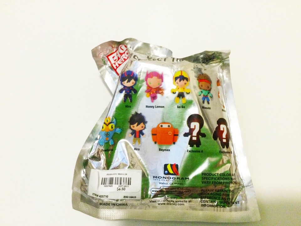 Big Hiro Six Monogram Figural Keyring Blind Bag | eBay