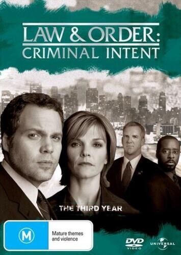 Law and Order-Criminal Intent : Season 3 DVD Set (Region 4, 2003) Free ...