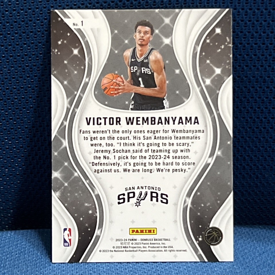 2023-24 Panini Donruss NBA Victor Wembanyama The Magicians Rookie Card ...