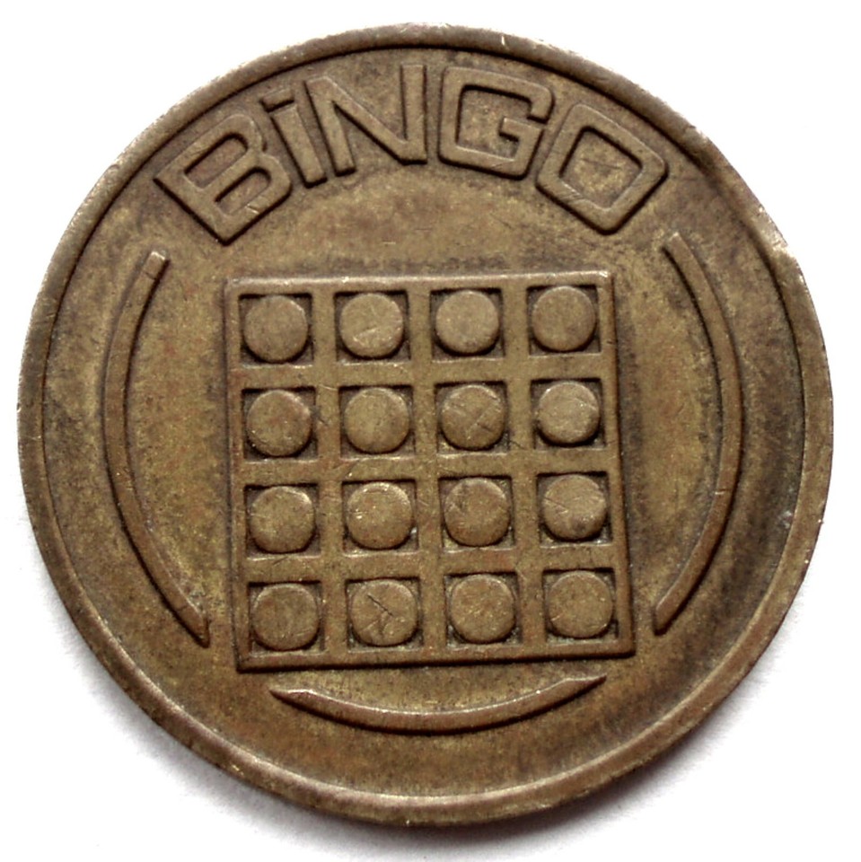 BINGO Token 27.5mm 7.3g Brass ZZ6.2 | eBay
