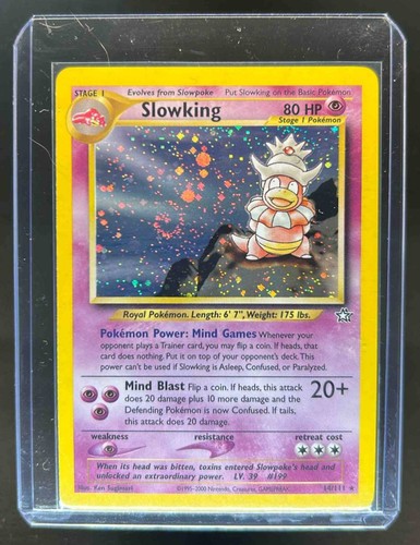 2000 Pokemon Neo Genesis Slowking Holo Rare #14/111 | eBay