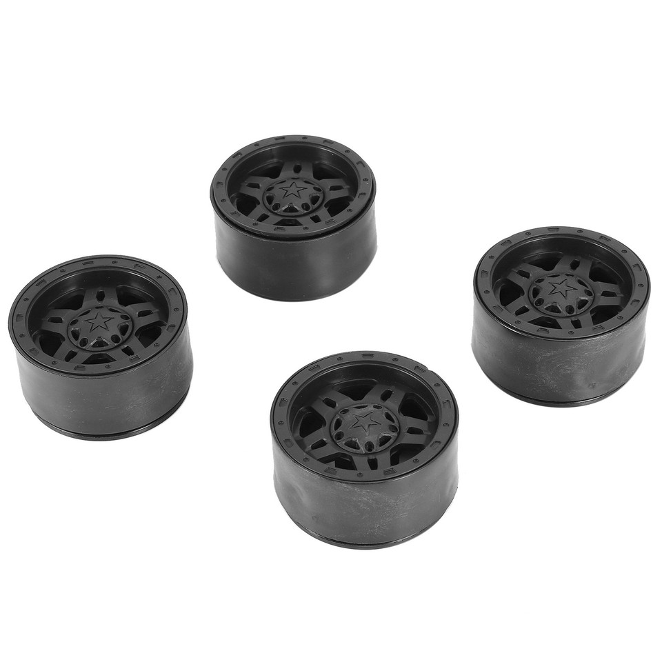 4PCS Plastic Beadlock 2.2 Wheel Hub Wheel Rims for 1/10 RC Crawler ...