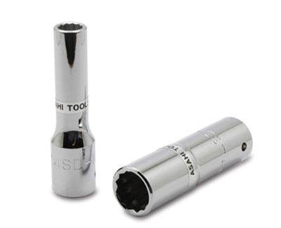 ASAHI TOOLS Deep Socket For Hand Tool 1/2”(12.7mm) VK4 8~32mm 12-sided ...