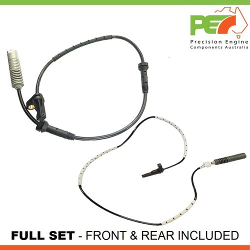 4x New * PEC * Front & Rear Wheel Speed Sensors For BMW 330i E90 3.0L ...