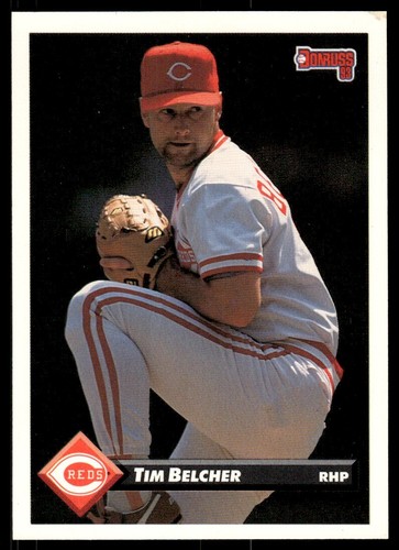 1993 Donruss Baseball Card Tim Belcher Cincinnati Reds #82 | eBay