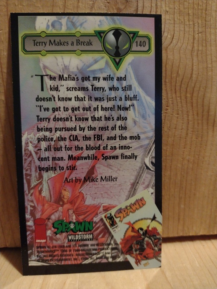 1995 Spawn Widevision #140 TERRY MAKES A BREAK R3 | eBay