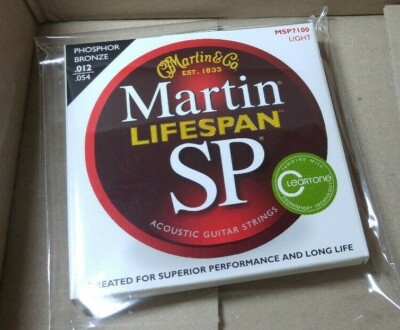 Martin SP MSP7100 Phosphor Bronze Acoustic Strings Light 12-54 Max 10% ...
