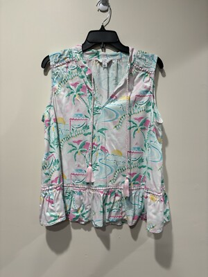 Crown & Ivy Women's Size Large Peasant Tank Top | eBay