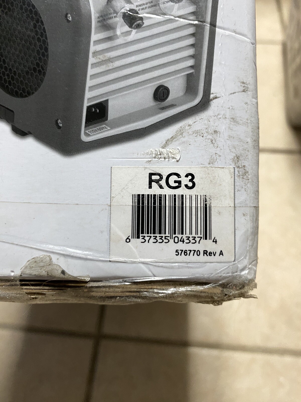 Robinair RG3 Portable Single Refrigerant Recovery Machine for sale ...