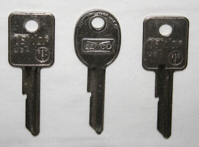 Vintage GM Cars Key Blanks For Ignition & Door IL Co & Taylor | eBay
