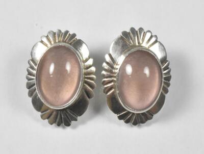 Edward Becenti Navajo Rose Quartz Sterling Earrings | eBay