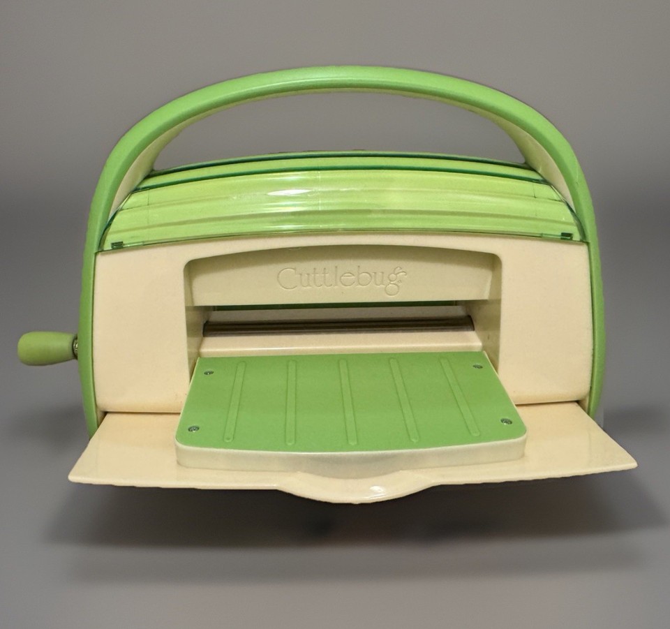 Cricut Cuttlebug Manual Die-Cutting & Embossing Machine — Green / Ivory ...