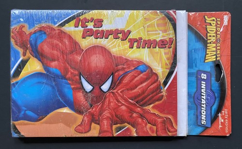 Hallmark Marvel Spider-Man Invitations w/Envelopes Birthday Party ...