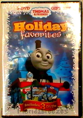 THOMAS & FRIENDS: HOLIDAY Favorites (DVD, 2011, 3-Disc Set) Sealed ...