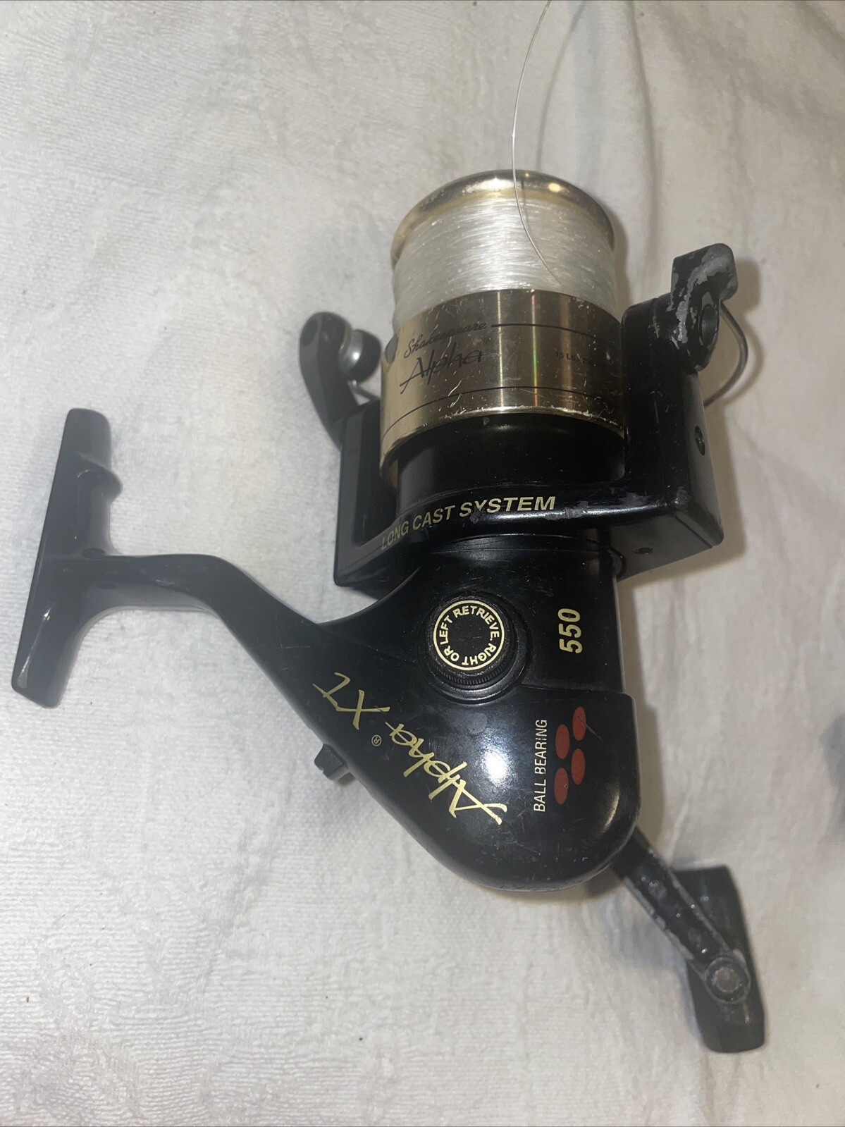 Shakespeare Alpha XT 600 Large Spinning Reel Long Cast System FREE ...