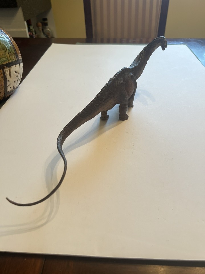 Papo Apatosaurus Dinosaur 15" Long Figure Prehistoric Collectible 2015 ...