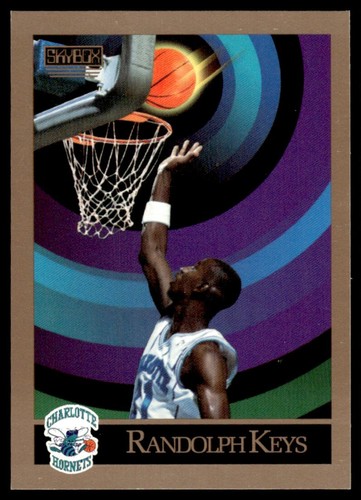 1990-91 SkyBox #369 Randolph Keys Charlotte Hornets | eBay