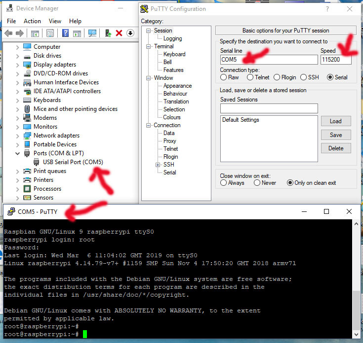 FTDI USB to serial TTL console adapter for Raspberry Pi - Pi USB ...