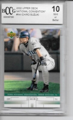 2002 Upper Deck Ichiro National Chicago seattle Mariners Japan beckett 10 graded | eBay