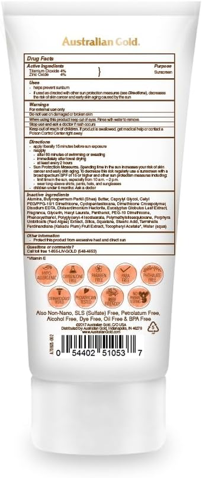 Botanical SPF 50 Mineral Sunscreen Lotion, Non-Chemical Sunblock with ...