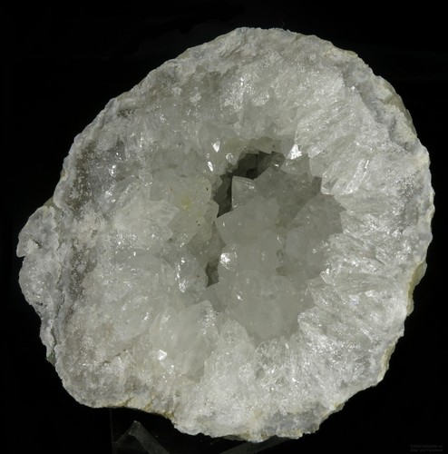 Barrel Calcite Crystals on Brilliant Quartz 3-1/2" Keokuk Geode !!! | eBay