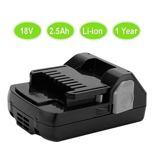 Joiry 18V Battery for Hitachi 2.5Ah Li-ion Replacement BSL1830C ...