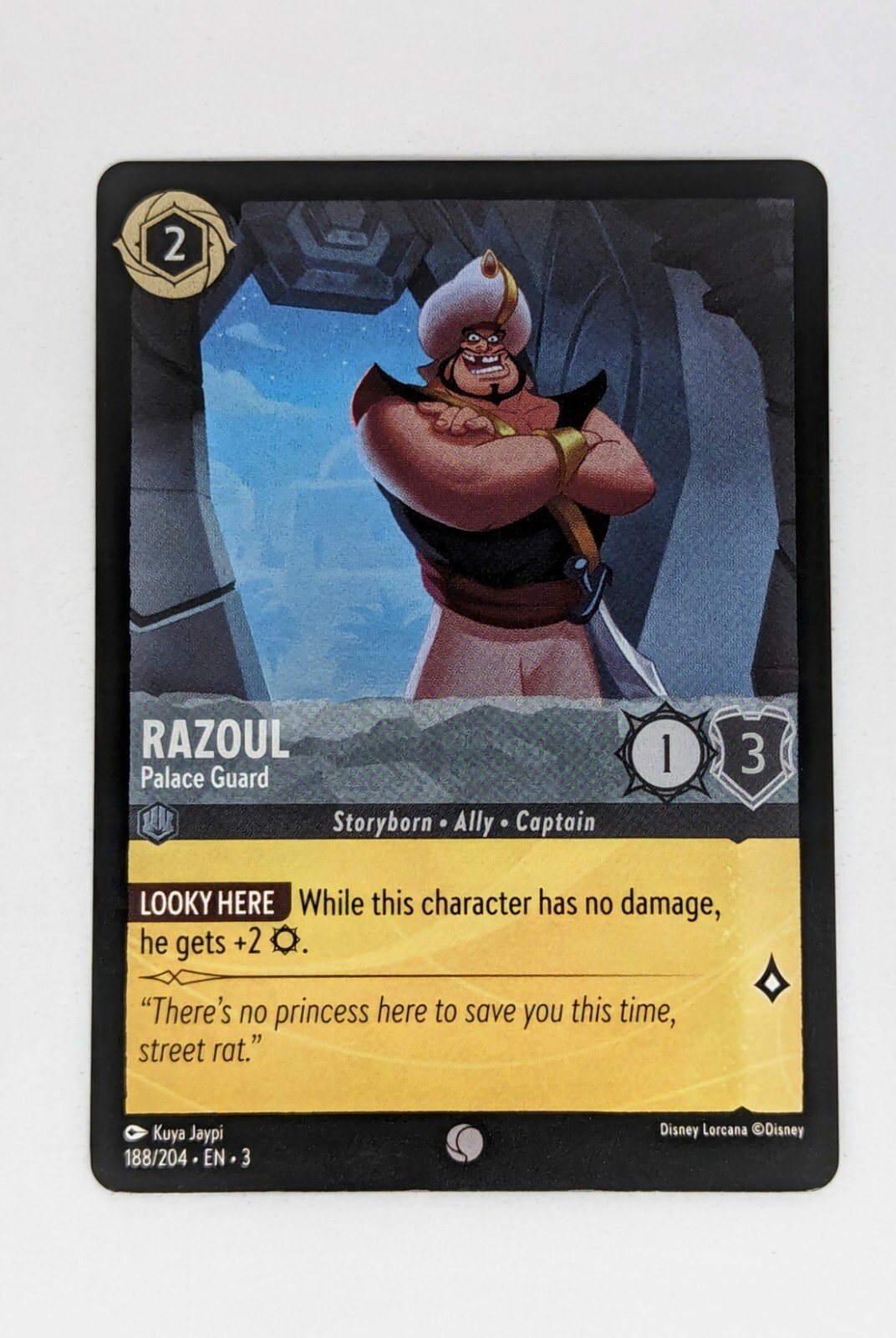 FOIL RAZOUL Palace Guard NM-MINT 188/204 Disney Lorcana TCG EN3 | eBay
